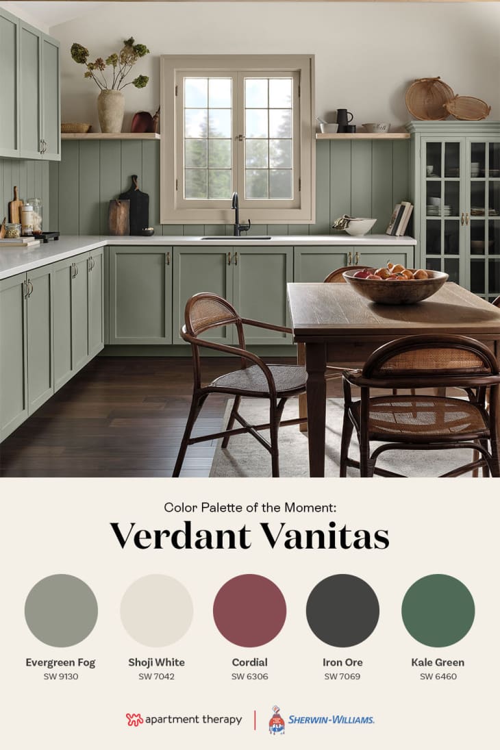 This Lush Green Color Palette Feels Like a Walk Through Nature | Apartment Therapy